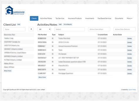 Guardhouse CRM 2020 Nathan Eyre Web Developer