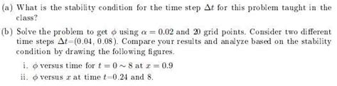 Solved 6 Lets Solve A 1 D Unsteady Heat Conduction