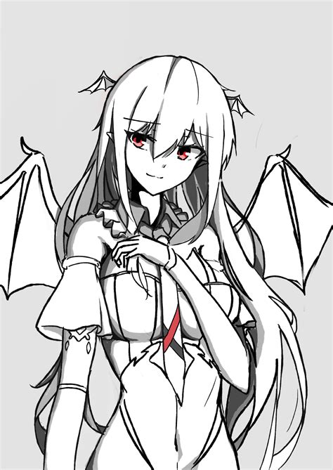 Safebooru 1girl Absurdres Alternate Costume Bat Wings Breasts Collar