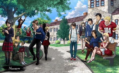 Attack On Titan 4k Connie Springer Eren Yeager Mikasa Ackerman