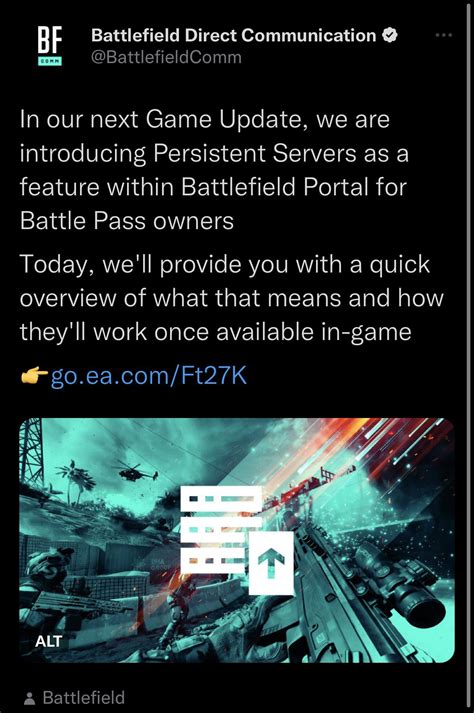 Persistent Servers Coming Portal Rbattlefield2042