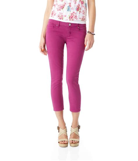 Aeropostale Womens Colorful Cropped Jeggings Ebay