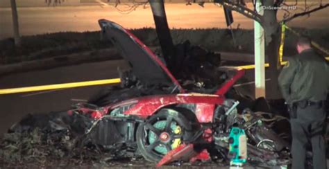 Paul Walker Crash Porsche