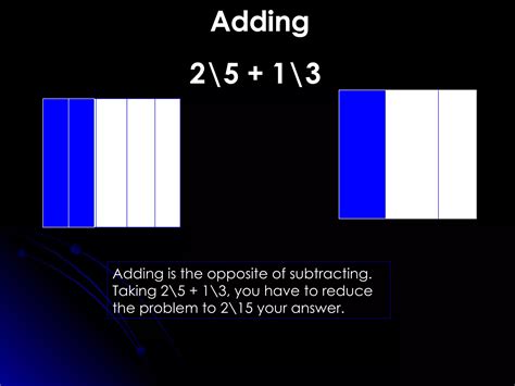 Adding And Subtracting Frations Ppt