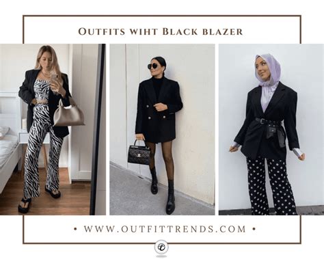 Black Blazer Outfit Ideas Dresses Images 2022