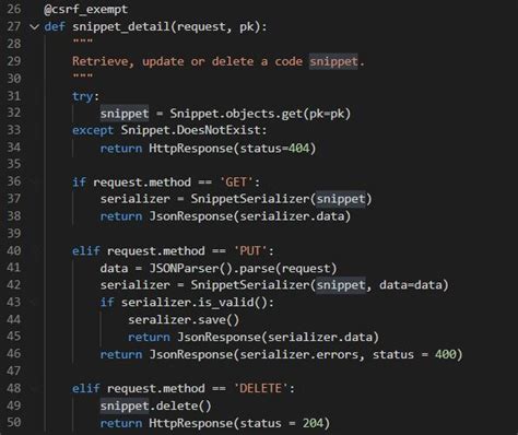 Django Rest Framework Tutorial 2 Requests And Responses