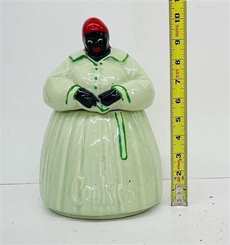 Rare Green Mccoy Mammy Cookie Jar Live And Online Auctions On