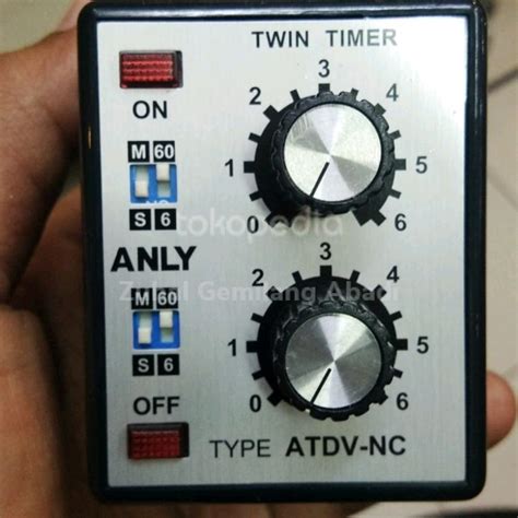 Jual Atdv Nc 110 220vac Twin Timer Multi Range Anly Jakarta Barat Zuhal Gemilang Abadi