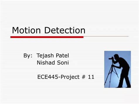 PPT Motion Detection PowerPoint Presentation Free Download ID 938140