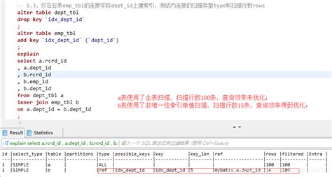 在左表或右表的连接字段上建立索引对左、内连接的查询效率的优化情况分析 Csdn博客