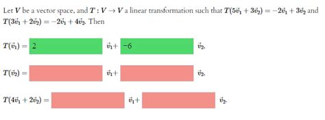 Solved Let V Be A Vector Space And Tv→v A Linear