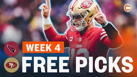 Cardinals Vs 49ers Free Picks Nfl Week 4 Nfl Betting Picks Youtube