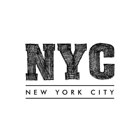 New York City Lettering Nyc Stock Vector Image By ©igorvkv 121494530