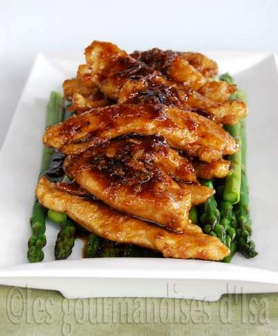 POULET AU GINGEMBRE ET AU SIROP D ÉRABLE