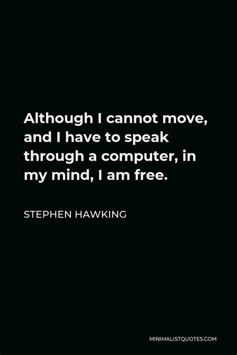 Stephen Hawking Quote There Is A Fundamental Difference Between