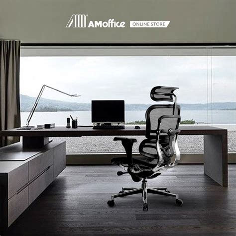 Am Office Ergohuman Chair Ergonomic Mesh Chair Shopee Malaysia