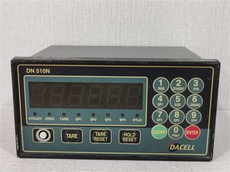 Used Dacell Dn 510n Digital Weighing Indicator Orbit Surplus