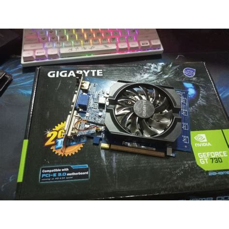 Gt 730 2g มือ2 สภาพใหม่มาก ใช้งานเอง ประกันร้าน3เดือน ส่งฟรี Shopee