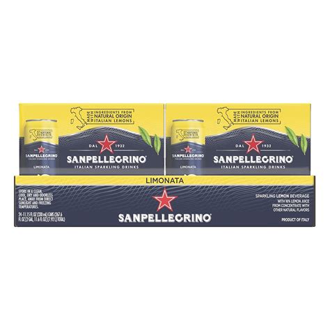 Sanpellegrino Italian Sparkling Drink Limonata Sparkling Lemon Beverage