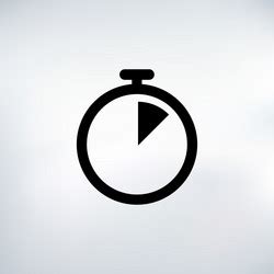 Seconds Countdown Timer Icon Set Time Interval Vector Image