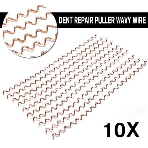 10pc Dent Pulling Wavy Wires For Spot Welding Pane Grandado