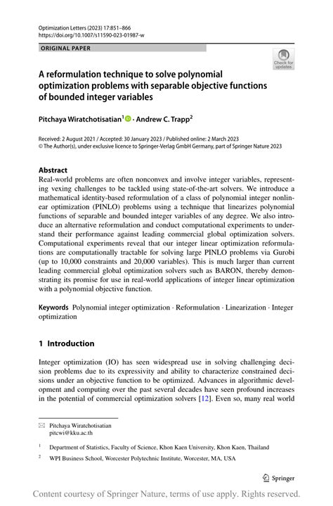 A Reformulation Technique To Solve Polynomial Optimization Problems With Separable Objective
