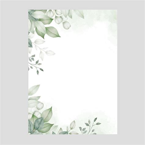 Greenery Floral Wedding Invitation Template Invitaciones De Boda
