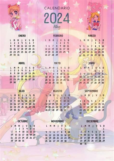 Sailor Moon 2024 Calendar