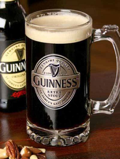 Guinness Single Glasses Guinness Pint Glasses Guinness Glassware