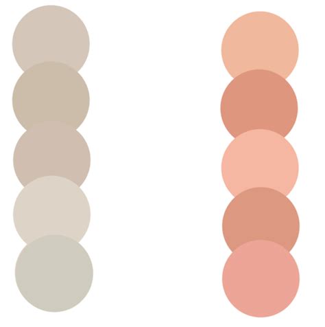 I Pulled A Palette Of Skin Tone Colors For Both Myself Left And My