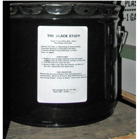 1001 Black Grease Lube 25lb Pail