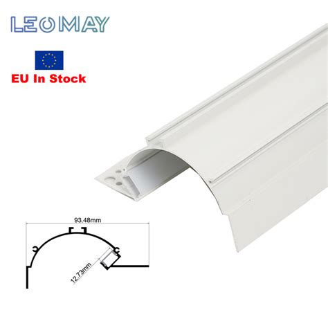 3m Super Slim Aluminum Profile Opal Diffuser Black Led Extrusion