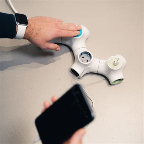 Ksix Enchufe Modular Combinable Molecule 3x Tomas De Corriente Gris