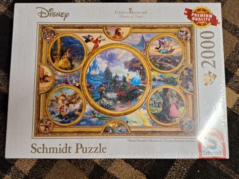 New Schmidt Disney 2000pc Jigsaw Puzzle Thomas Kinkade Cinderella