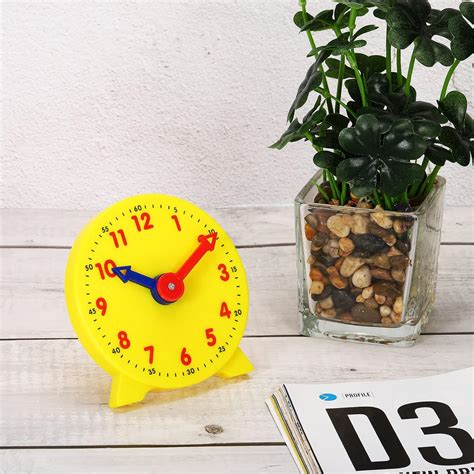 Inch Teaching Clock Pack Learn Clock Learning Tell Time Analog Clock Demonstration Clock