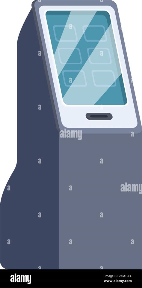 Modern Payment Terminal Processing Financial Transaction Electronic