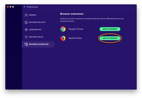 How To Install And Use The Avast Secureline Vpn Browser Extension Avast