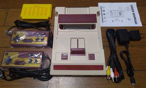 【未使用に近い】ファミコン Fc本体 ゲーム内蔵 Av仕様 500タイトル 互換機 カセット付き ファミリーコンピューター 任天堂 マリオ