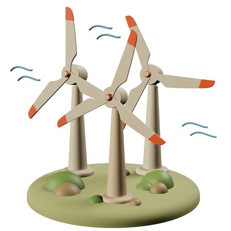 Windmill 3d Icon 28345366 Png
