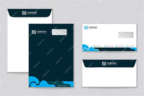 Premium Vector Envelope Dl And A4 Size Template International
