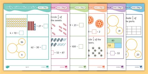 👉 Year 2 Summer 2 Daily Arithmetic Practice Pack Twinkl