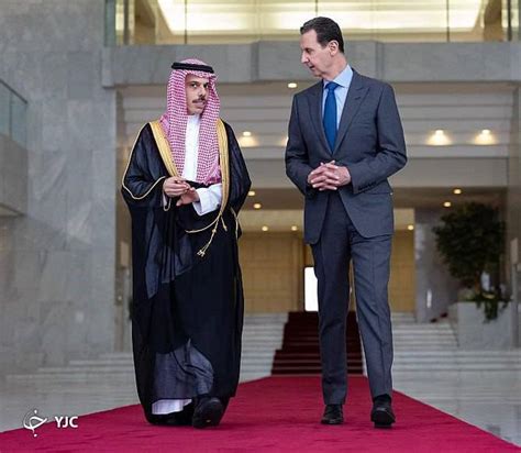دیدار وزیر خارجه عربستان با بشار اسد در دمشق تصاویر