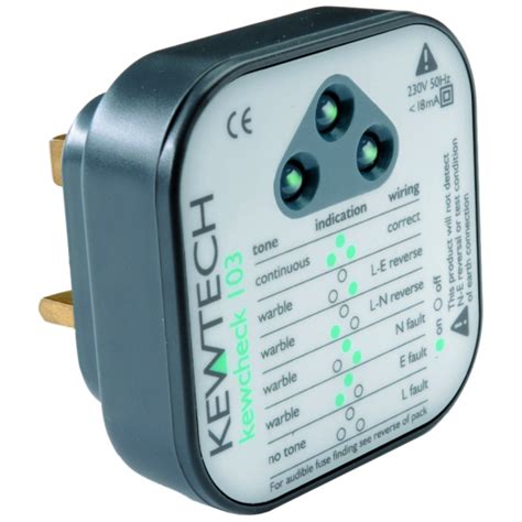 Kewtech Kewcheck103 Socket Tester