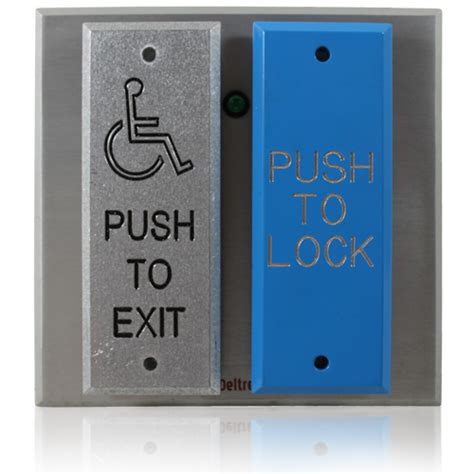 Custom Push Plate Switches Handicap Push Buttons