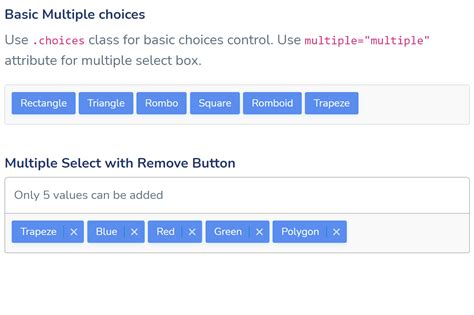 choices js max 5 limit · issue 24 · zuramai mazer · github