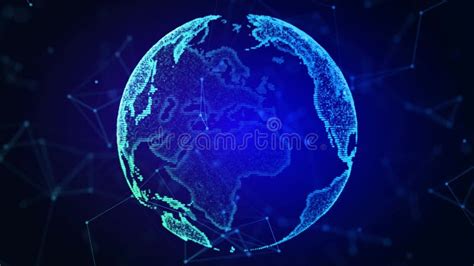 Data Globe Abstract 3d Rendering Of A Scientific Technology Data