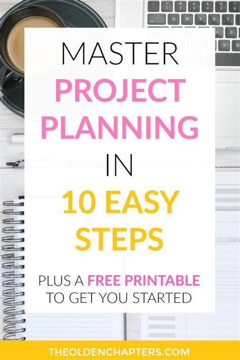 Boost Your Productivity With 10 Simple Project Planning Steps