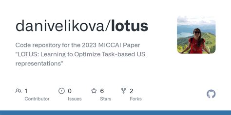 Github Danivelikovalotus Code Repository For The 2023 Miccai Paper Lotus Learning To