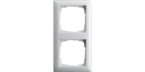 GIRA Standard 55 Afdekraam 2 Voudig Zuiver Wit 021203