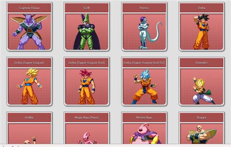 Dragon Ball Z Extreme Butoden Sprites Valuesfoz